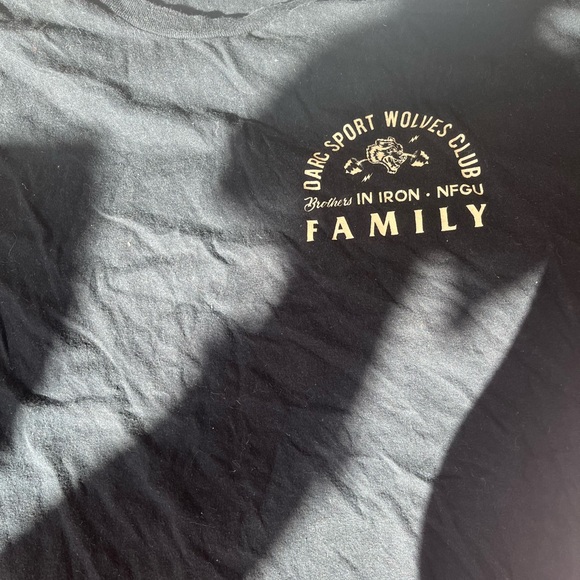 Shirts | Dark Sport Wolves Club Black Tshirt | Poshmark